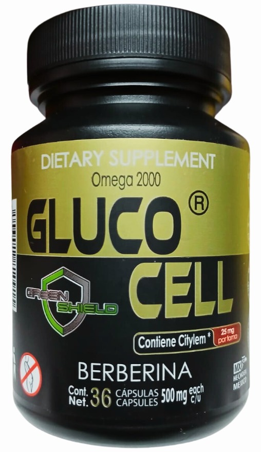 Capsulas Gluco Cell C/ Berberina C/ 36 Green Shield (Omega 2000 ...
